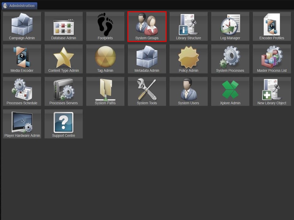 System Groups | Datapost Help
